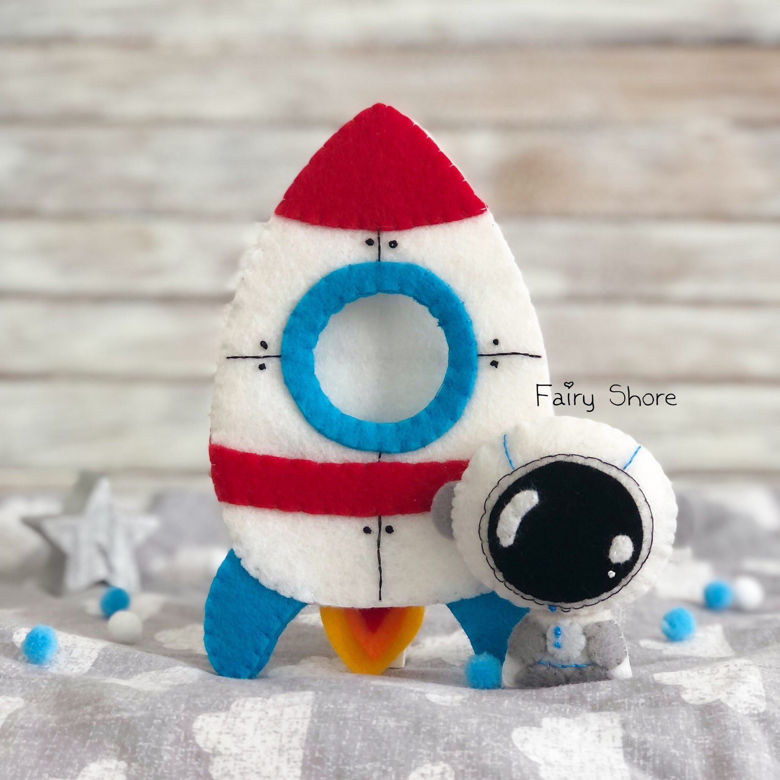Rocket and Astronaut Felt Sewing Pattern PDF SVG Pattern - Etsy