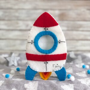 Rocket and Astronaut Felt Sewing Pattern, PDF SVG Pattern, Easy Pattern ...