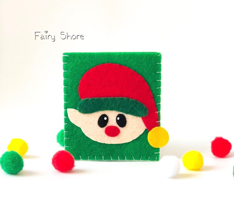 Christmas Diy PDF Felt Pattern Cutlery Pockets With Santa | Etsy