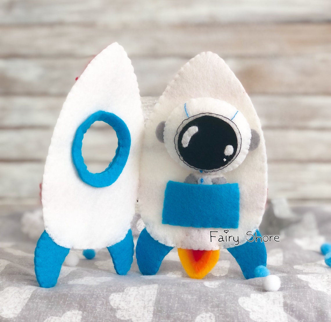 Rocket and Astronaut Felt Sewing Pattern PDF SVG Pattern - Etsy