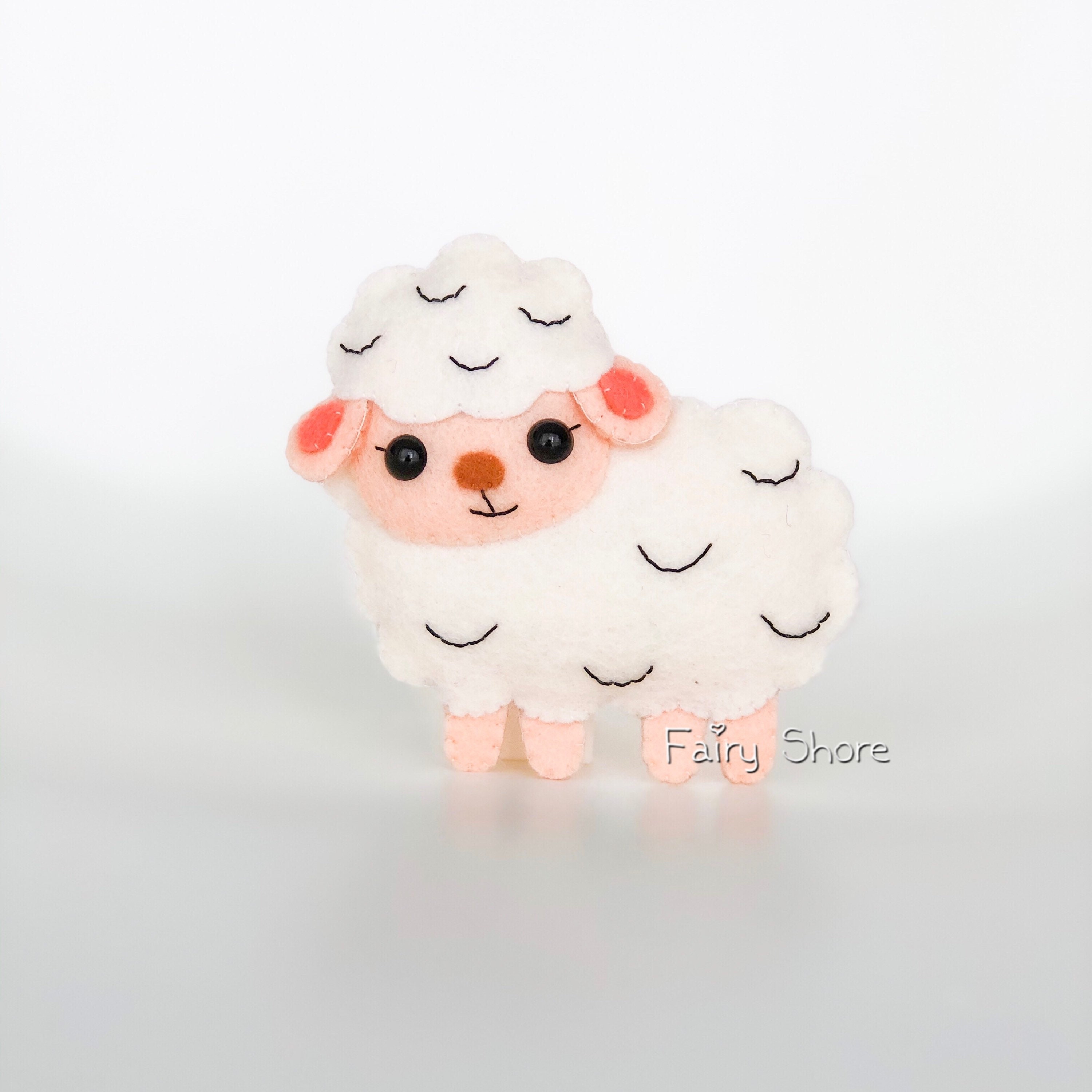 Felt Sheep PDF SVG Pattern Easy Felt Animal DIY Felt Lamb. - Etsy
