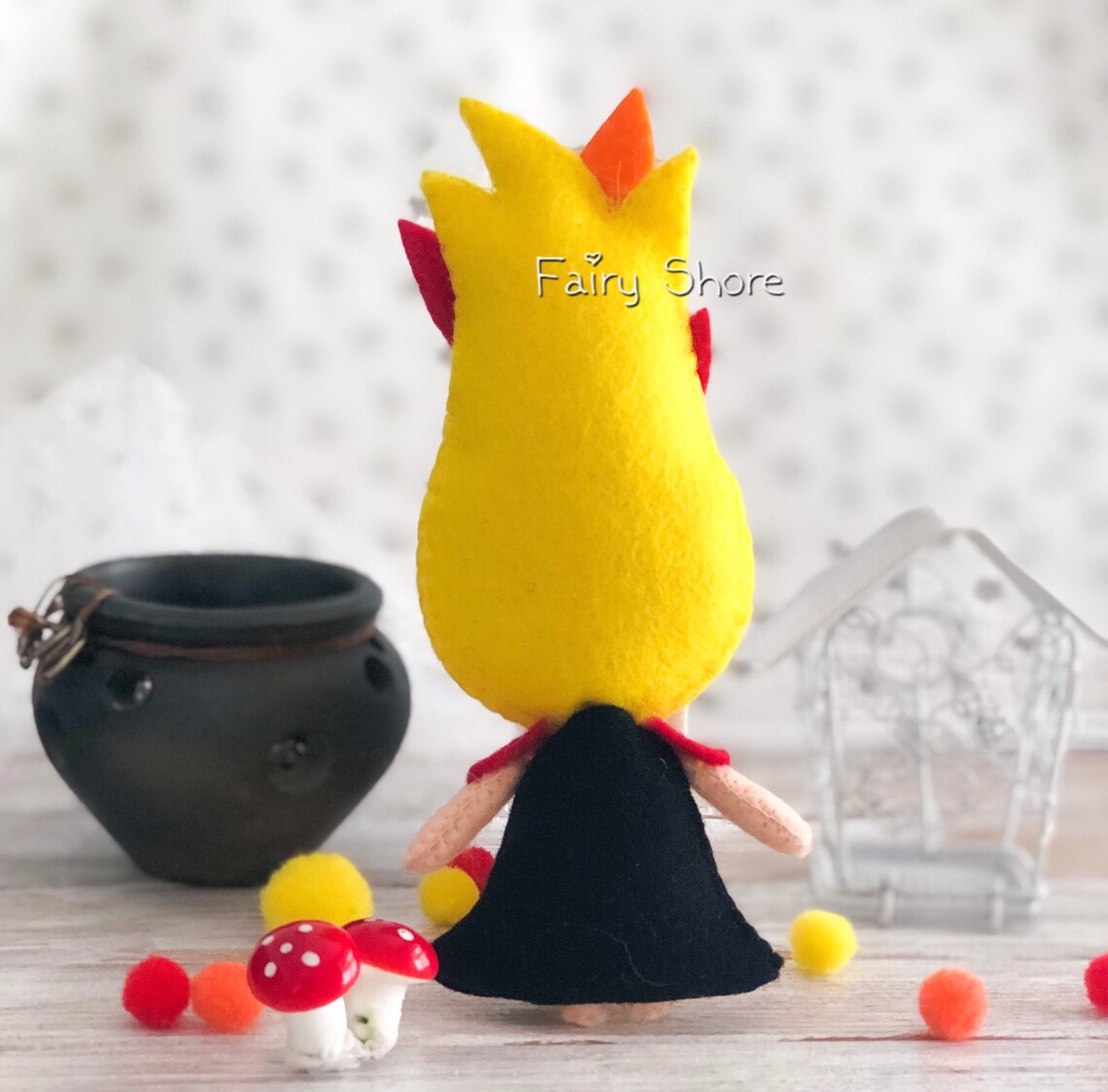 Fire Doll Felt Pattern PDF & SVG Felt Sewing Pattern for - Etsy
