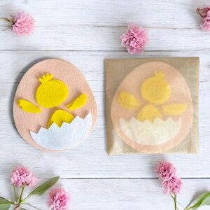 Easter Craft Kit - DIY Felt Sewing Kit - Handmade Easter Egg and Chick ...