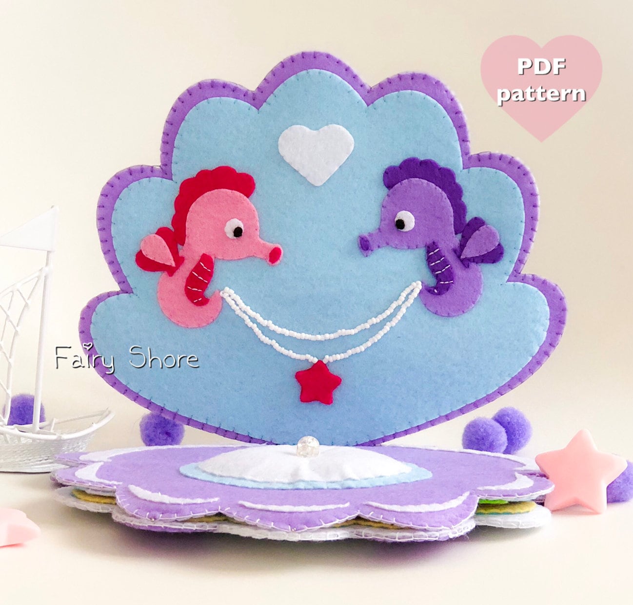 Felt Mermaid Quiet Book Sewing Pattern: DIY Undersea Adventure (PDF) - Etsy