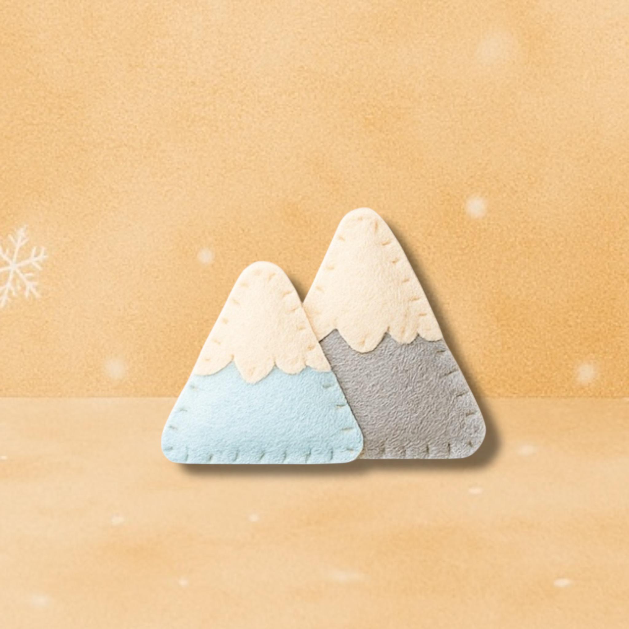 Arctic Animals Felt Ornament Sewing Pattern: Winter DIY, Polar Bear ...
