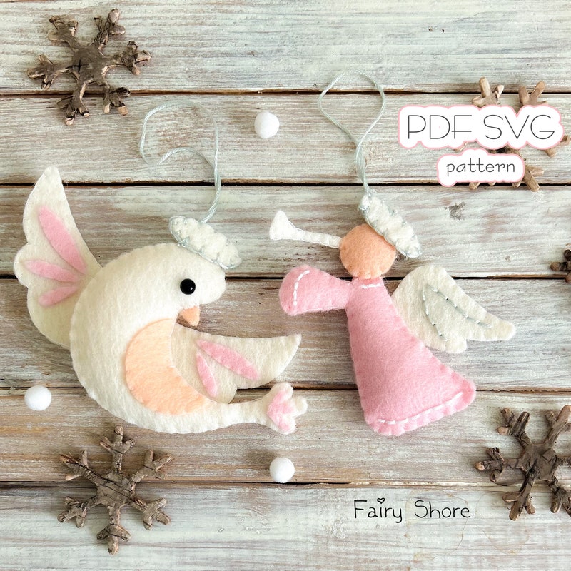 Felt Christmas Ornaments - Etsy