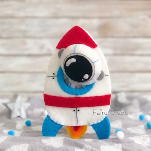 Rocket and Astronaut Felt Sewing Pattern, PDF SVG Pattern, Easy Pattern ...