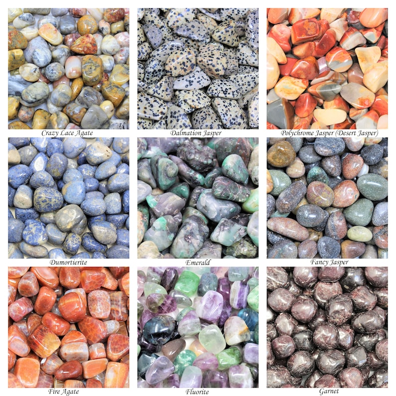 BEST SELLING Tumbled Stones: HUGE Range Choose Gemstone & - Etsy