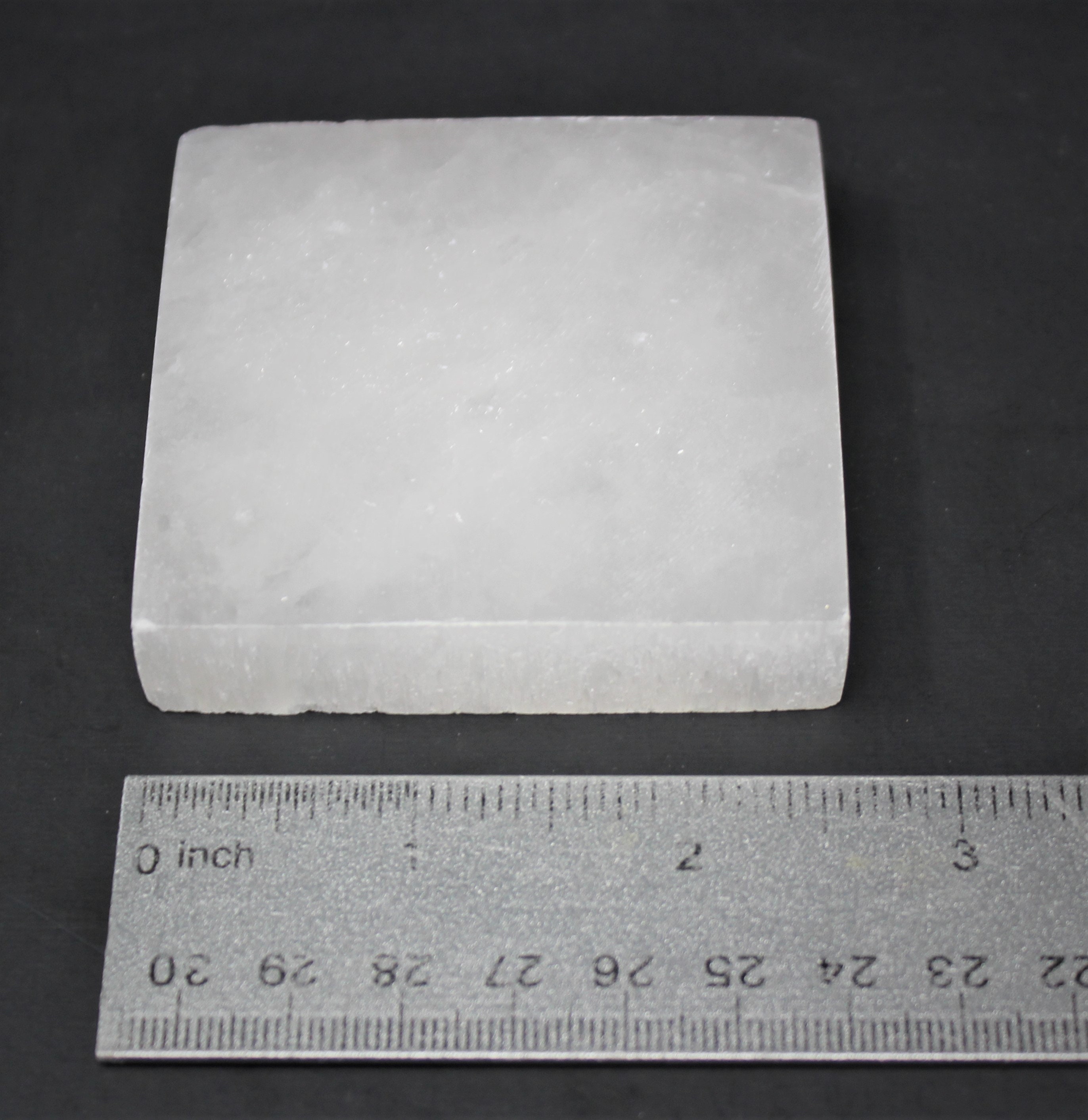 Polished Selenite Charging Plate Station: Choose 3 or 6 Square Crystal ...