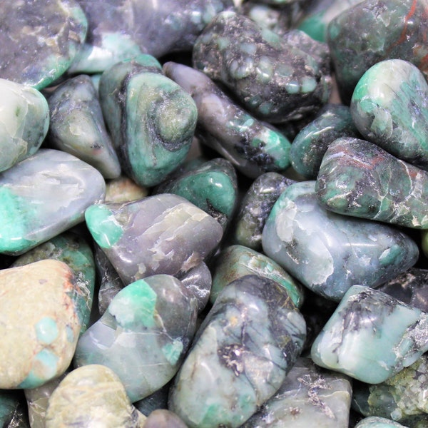Tumbled Emerald - Etsy