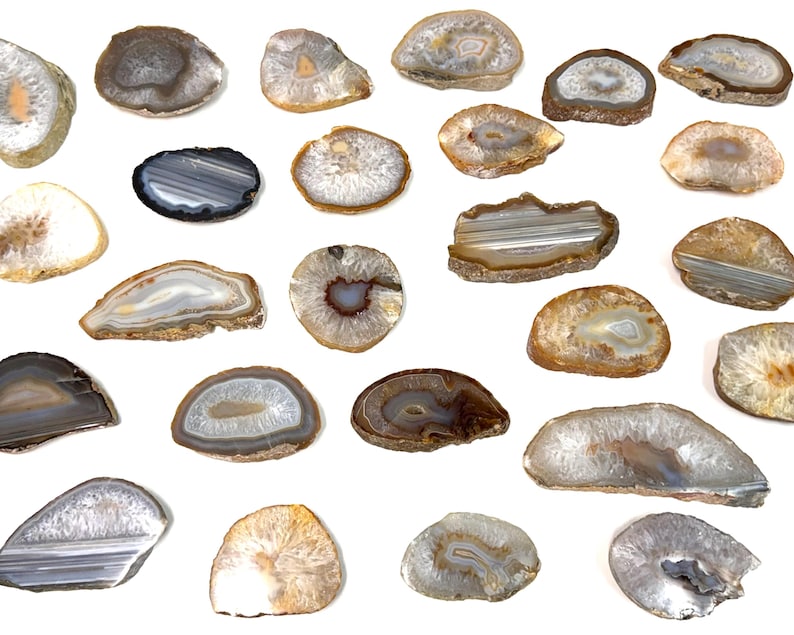 LARGE Thick Agate Slices / Polished Agate Slabs - Choose Size ('A ...