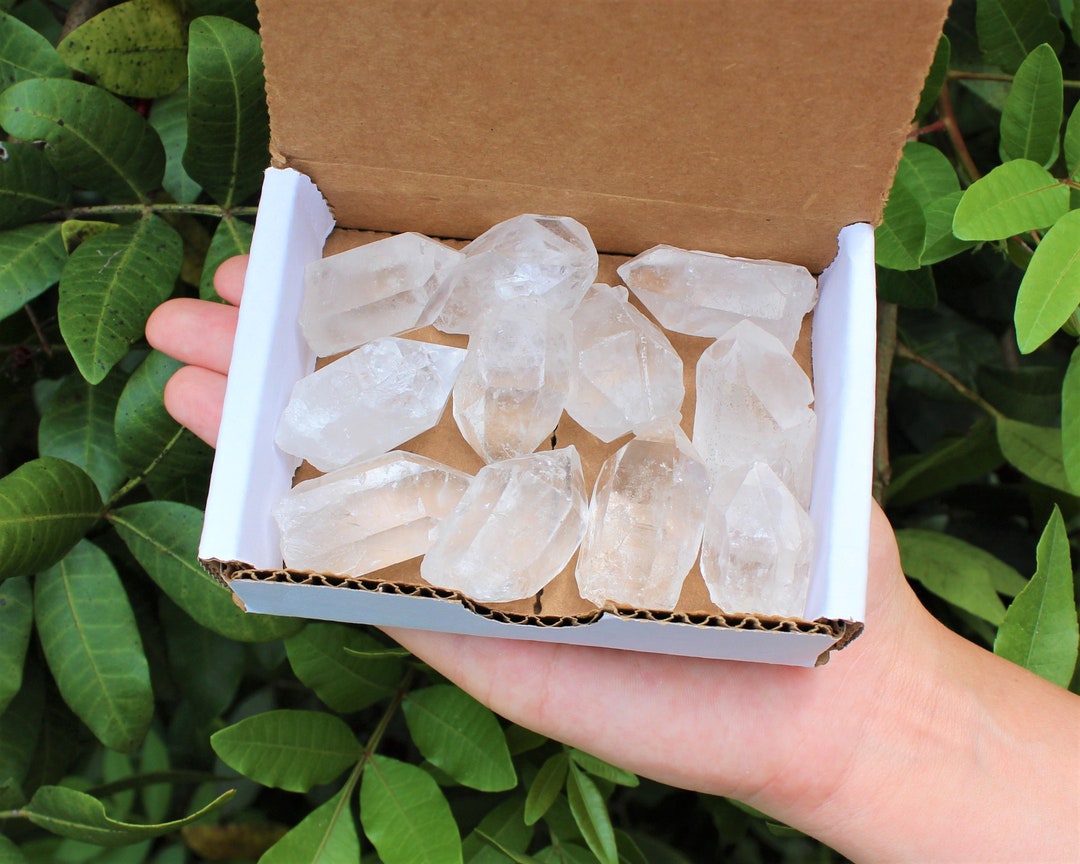 Clear Quartz Points Crystal Collection 1/2 Lb Box 8 Oz - Etsy