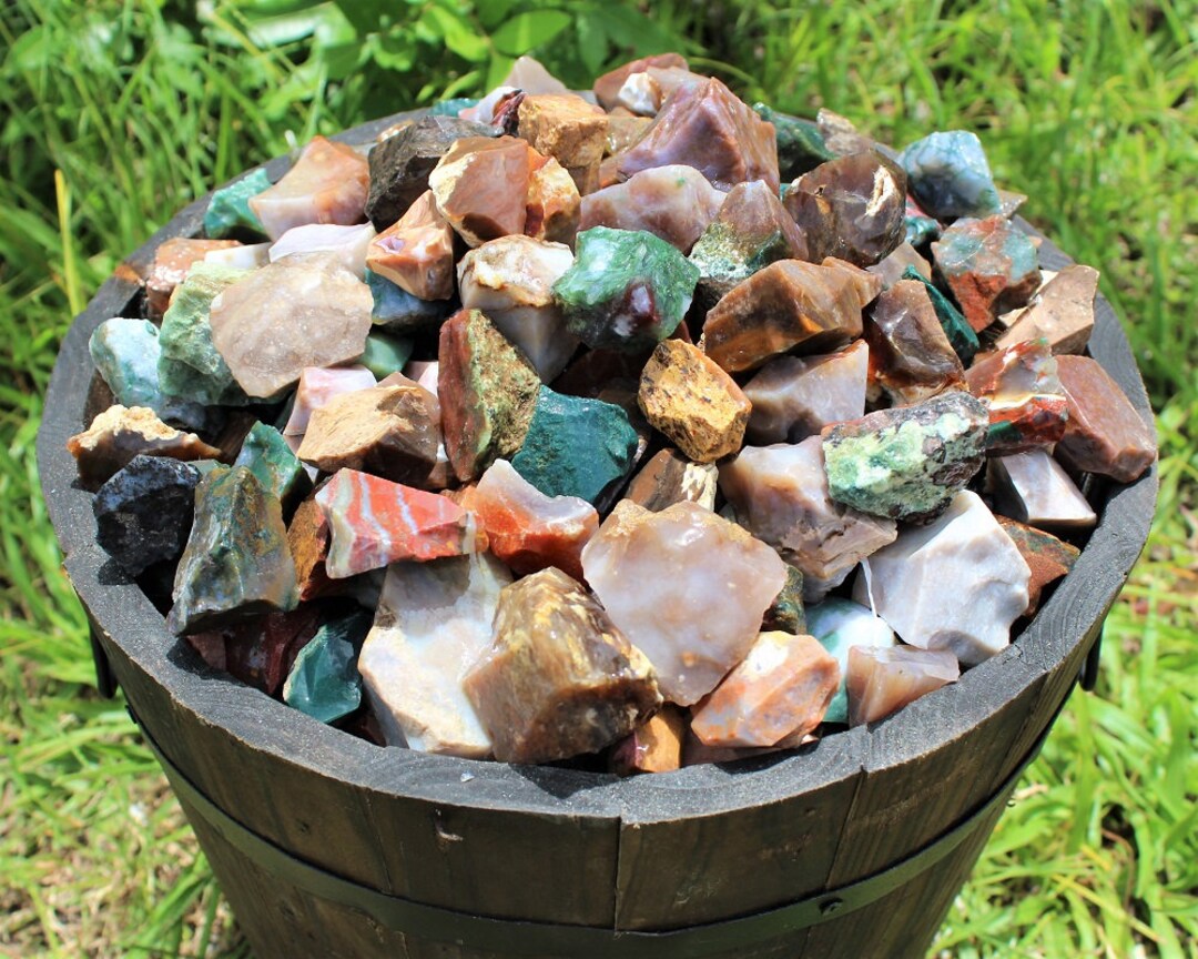 Fancy Jasper Rough Natural Stones: Choose Ounces or Lb Bulk Wholesale ...