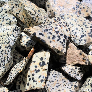 Dalmatian Jasper Rough Natural Stones: Choose Ounces or Lb Wholesale ...