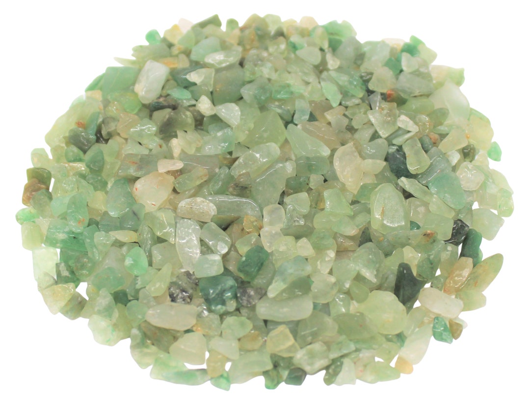 Green Aventurine Semi Tumbled Mini Crystal Chips 5-15 Mm: Loose ...