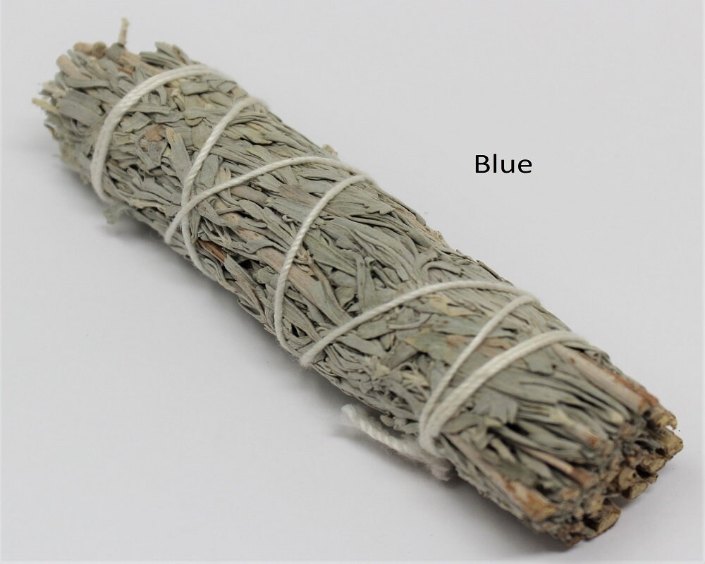 3 Blue Sage Smudge Sticks (Sage Bundle, Blue Sage Smudge, 3 Pack Bundle)
