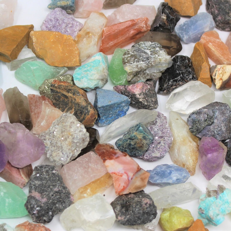 Raw Crystal Jewelry - Etsy