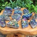 Rainbow Aura Amethyst Cluster, Titanium Aura Amethyst Crystal - Choose ...