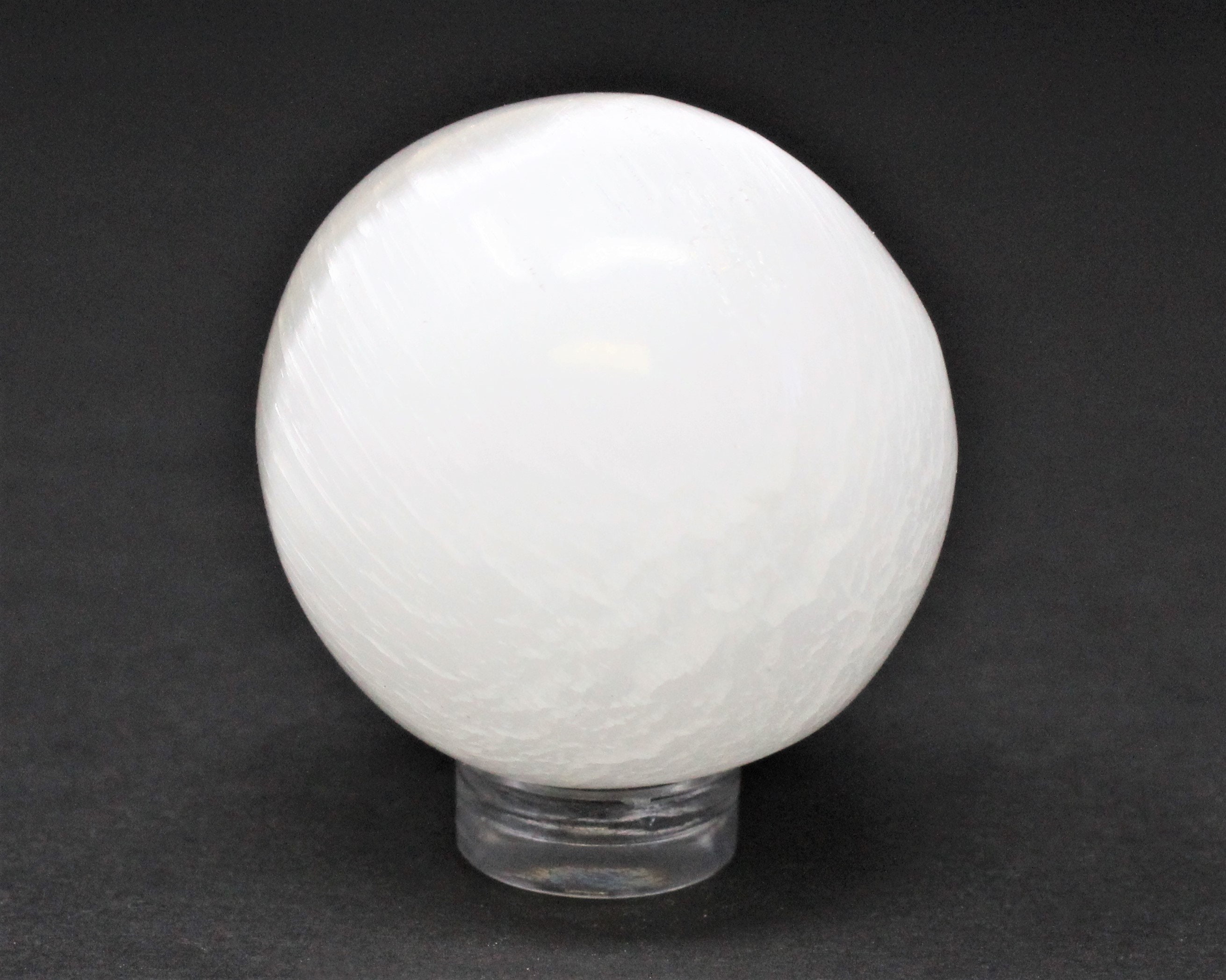 Selenite Crystal Sphere Display Stand (Crystal Ball, Crystal Sphere ...