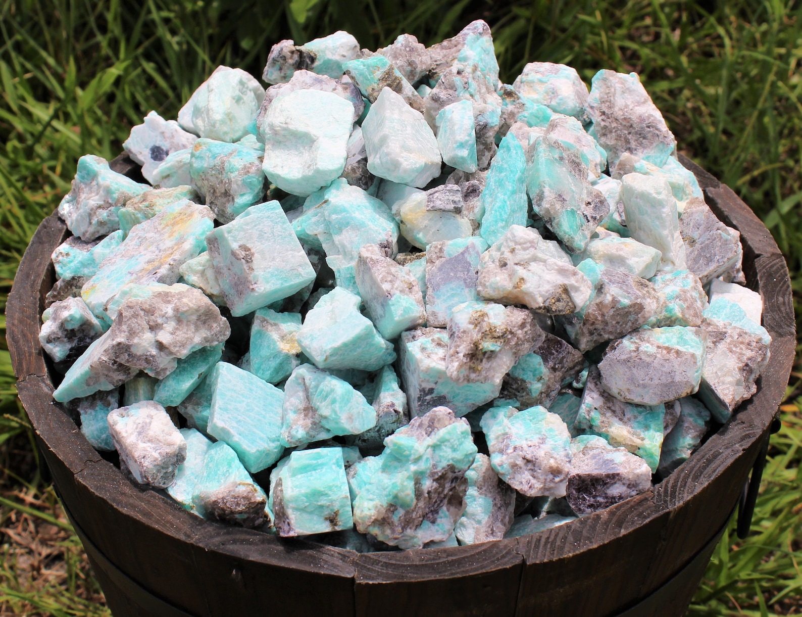 Raw Natural Amazonite Crystals: Choose How Many Pieces - Etsy
