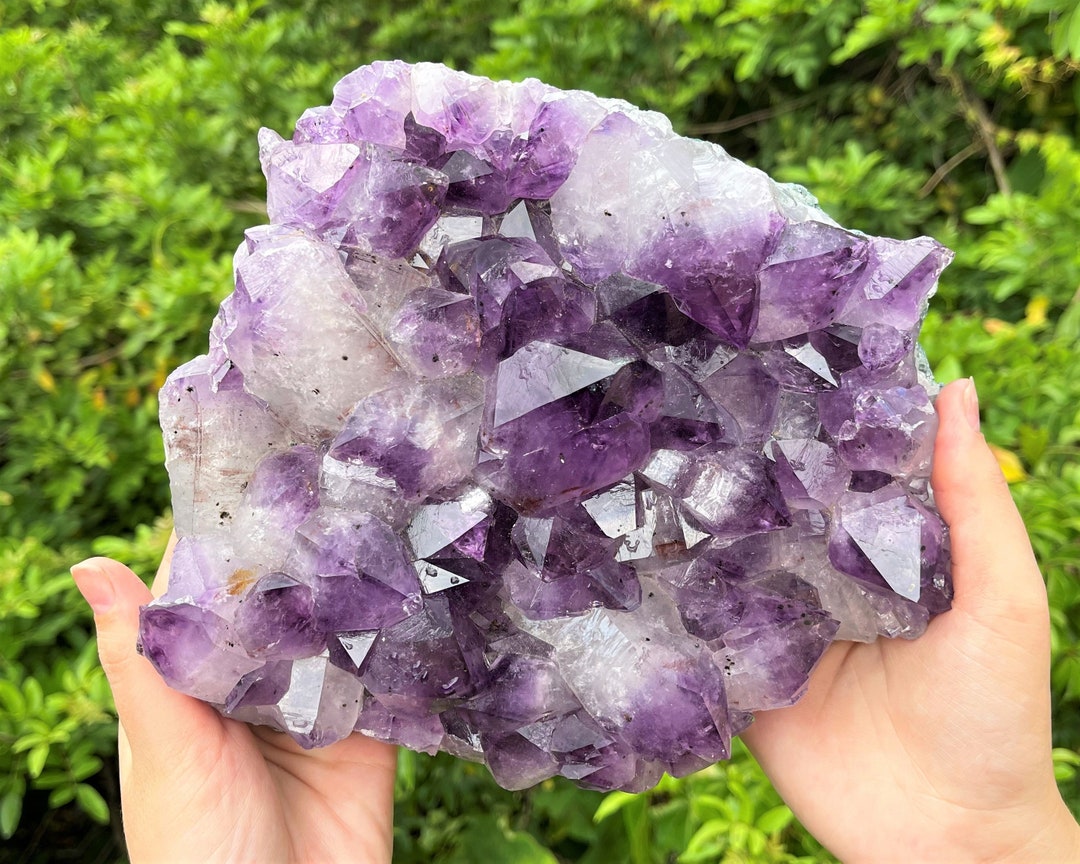 HUGE Amethyst Clusters A/B Quality Amethyst Crystals: You Choose Size ...