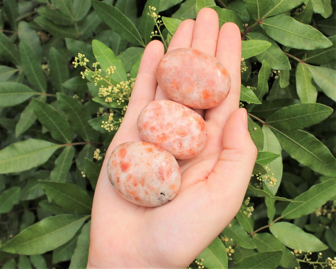 Sunstone Hand Polished Stones: Choose How Many ('A' Grade Polished ...