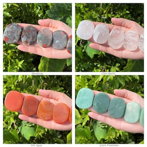 Crystal Palm Stones - HUGE Assortment - Choose Your Gemstone (smooth ...