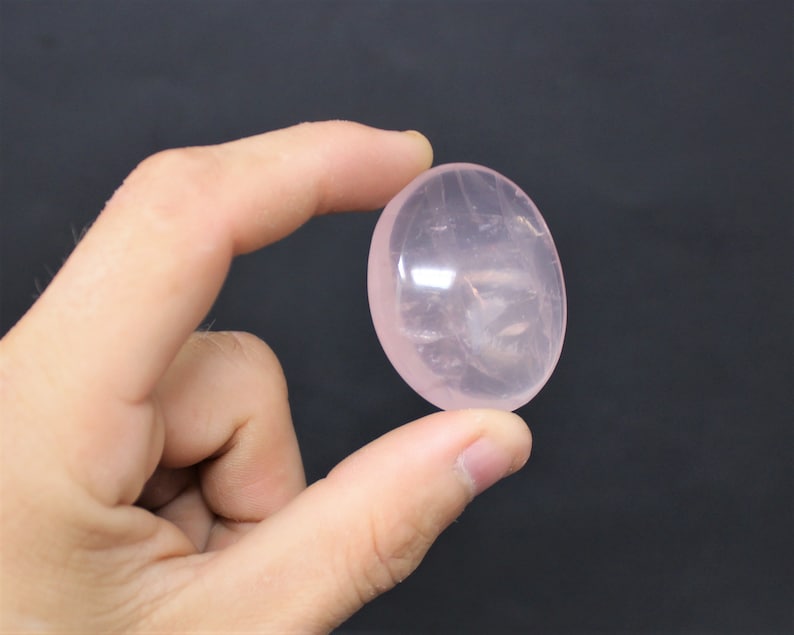 Rose Quartz Hand Polished Stones: Choose How Many Pieces - Etsy