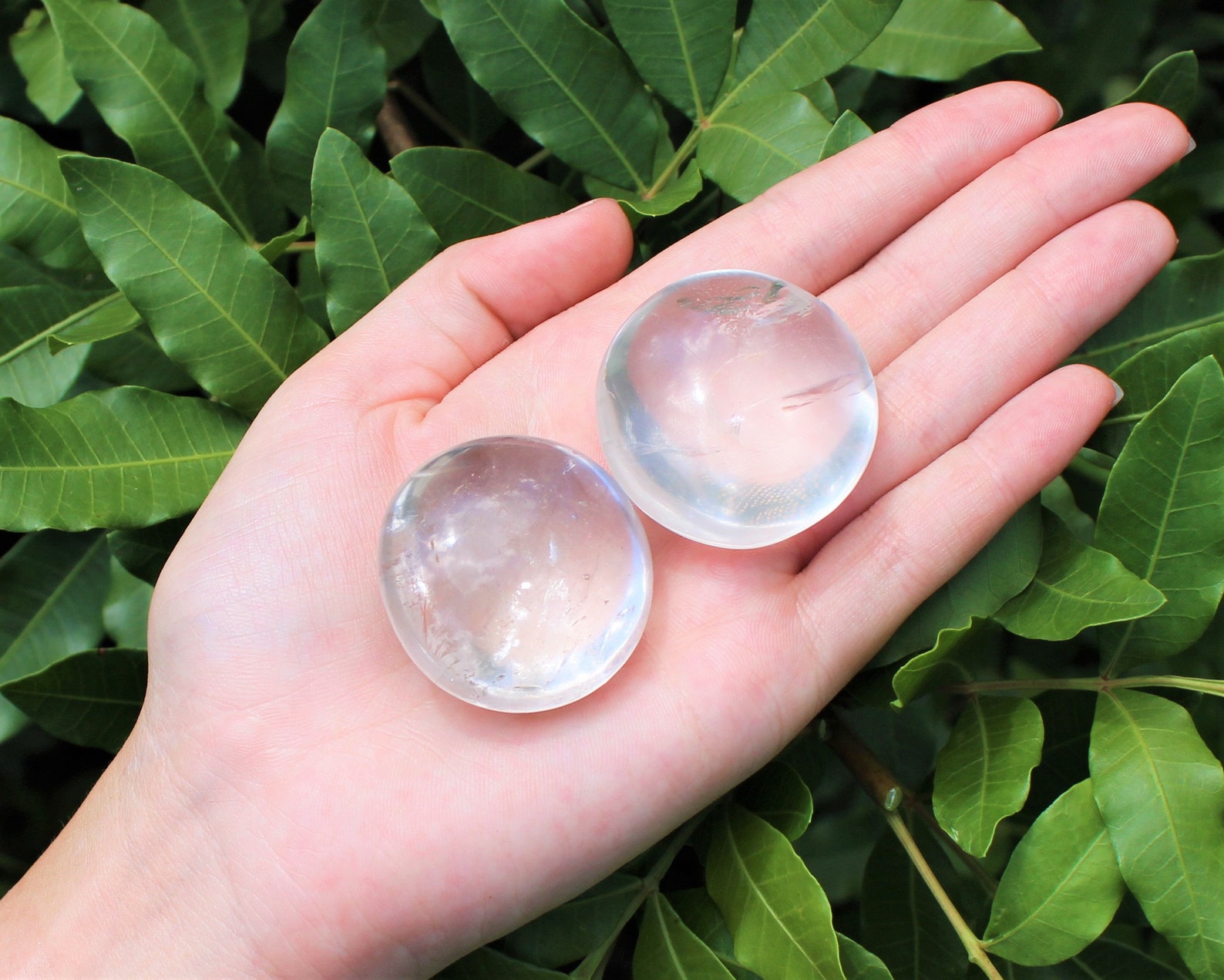 Clear Quartz Hand Polished Stones: Choose How Many Pieces - Etsy