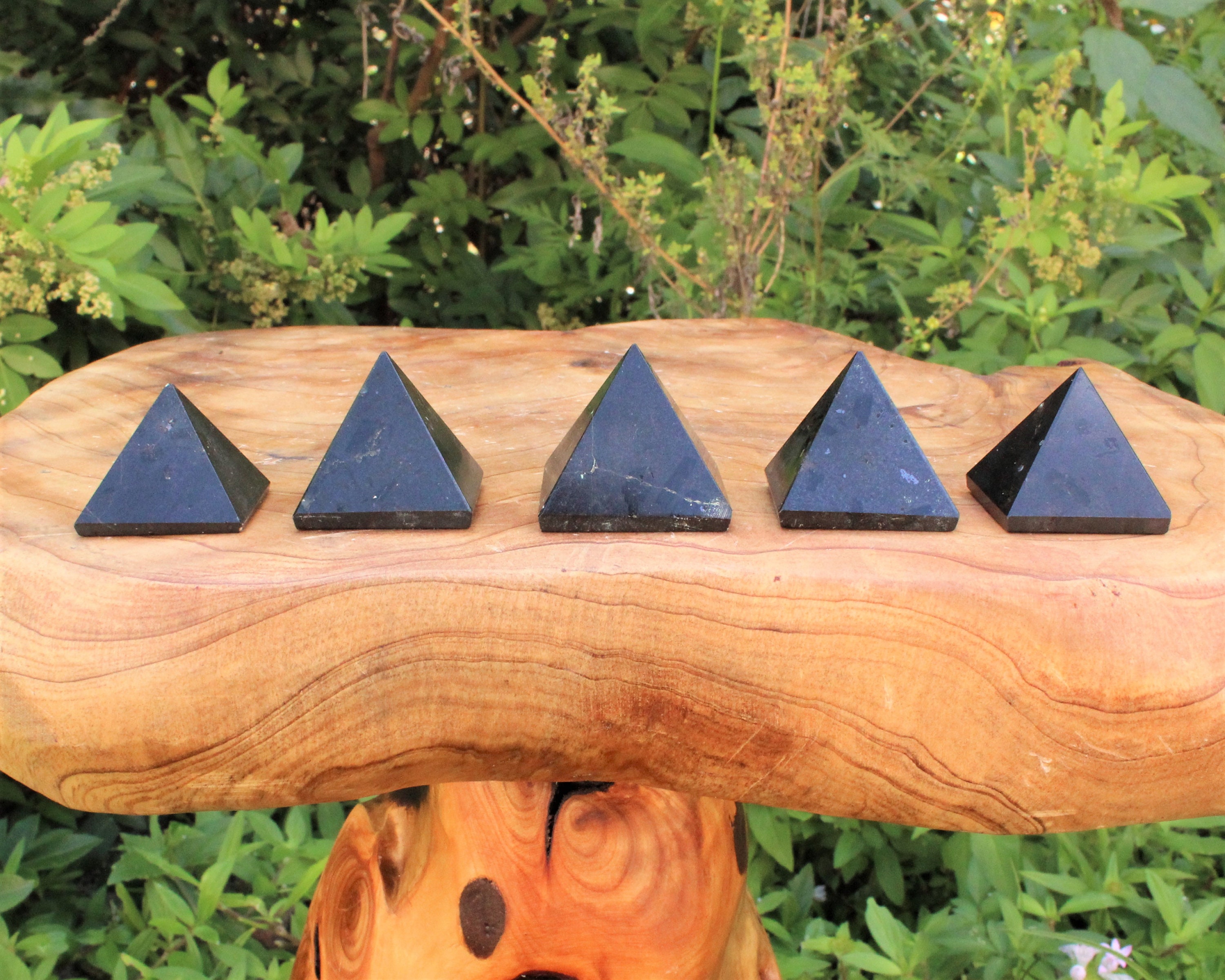 Black Tourmaline Crystal Pyramid, 1 - 1.25 (Gemstone Pyramid, Black ...