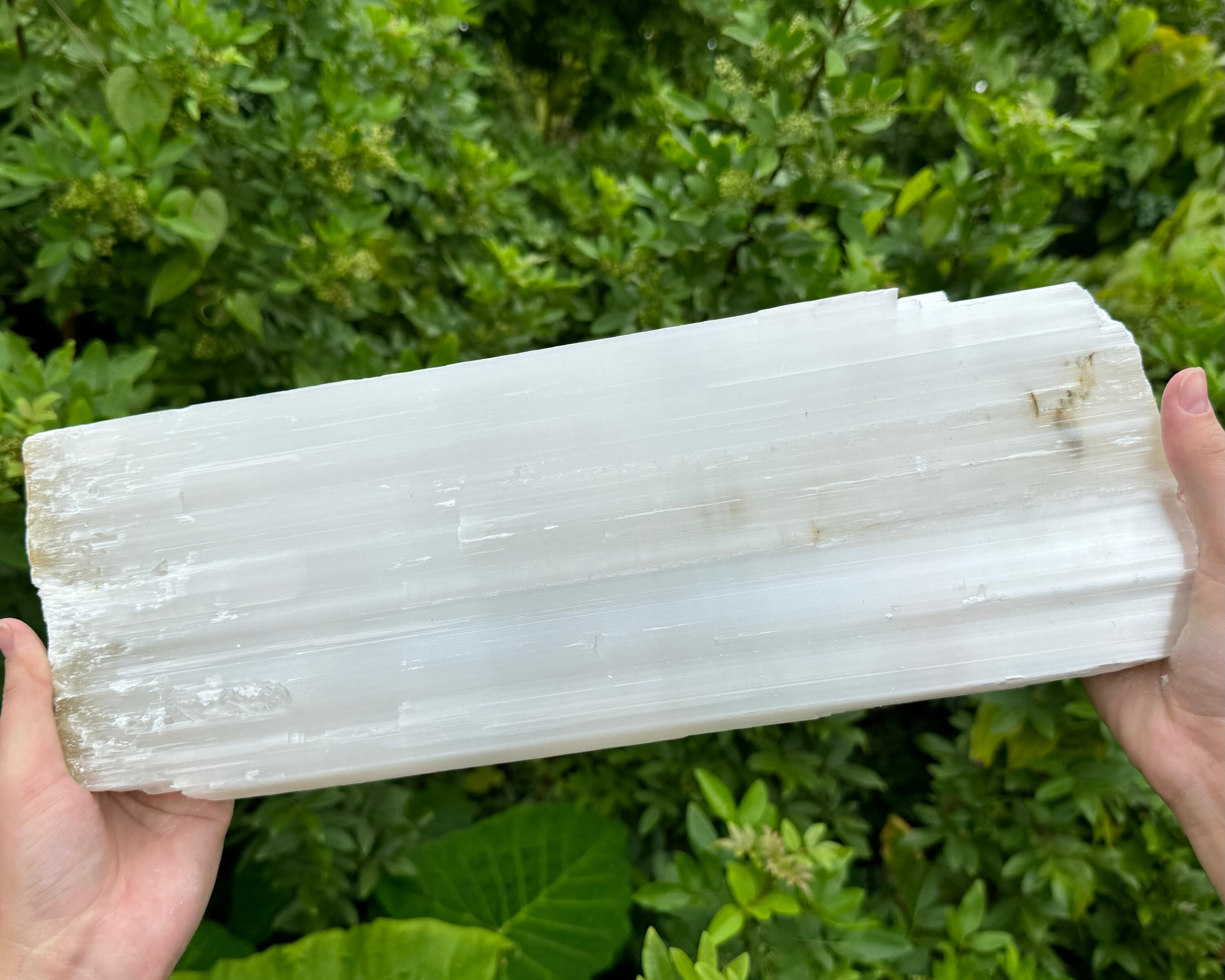 MASSIVE Selenite Logs, Natural White Selenite Crystals - Choose Size ...