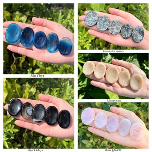 Natural Crystal Worry Stones HUGE Assortment, Choose Your Gemstone ...