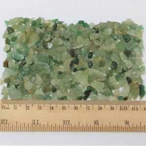 Green Aventurine Semi Tumbled Mini Crystal Chips 5-15 Mm: Loose ...