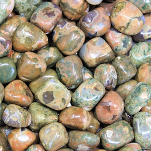 Rhyolite Tumbled Stones: Choose Ounces or Lb Bulk Wholesale Lots ...