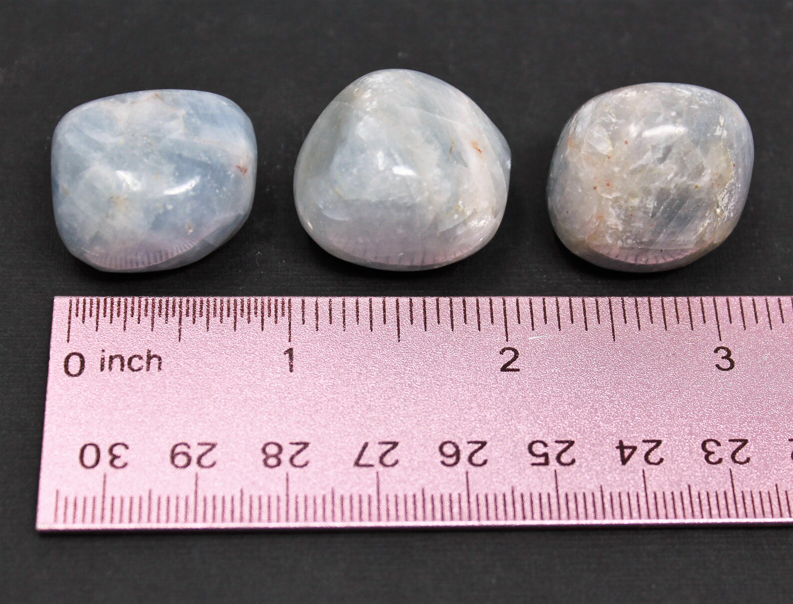 Blue Calcite Tumbled Stones: Choose How Many Pieces | Etsy