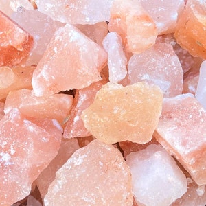 Natural Himalayan Salt Rock Chunks, Large (1 - 3") Choose How Many ...
