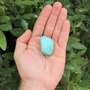 LARGE Amazonite Tumbled Stones, 1 - 2": Choose Ounces or Lb Bulk ...