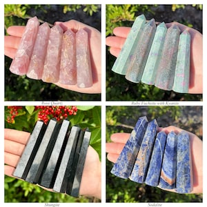 Polished Crystal Obelisks / Towers - Choose Your Gemstone (ideal for ...