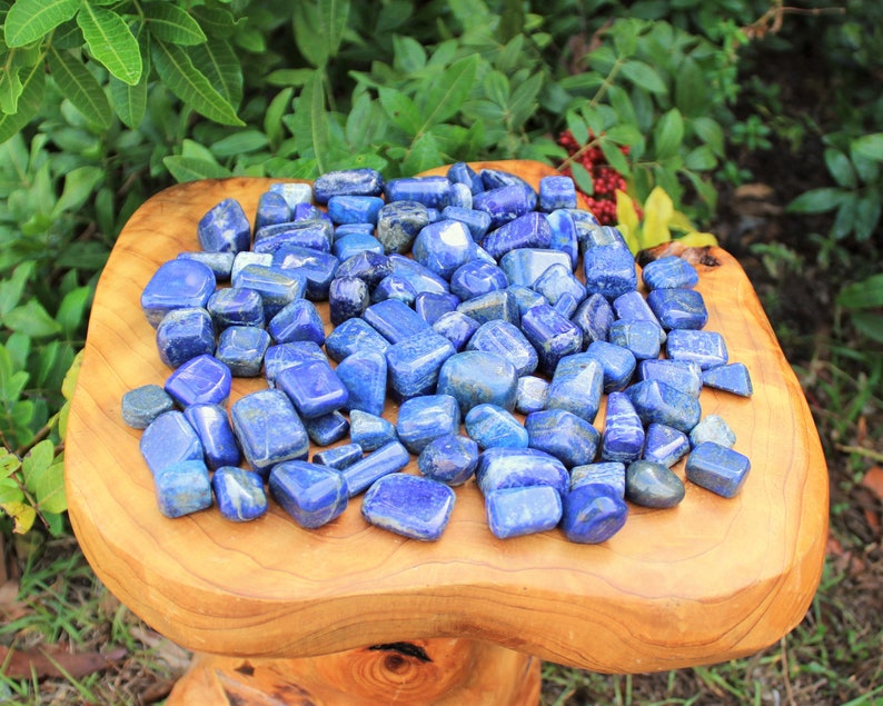 Lapis Tumbled Stones: Choose How Many Pieces premium Quality - Etsy