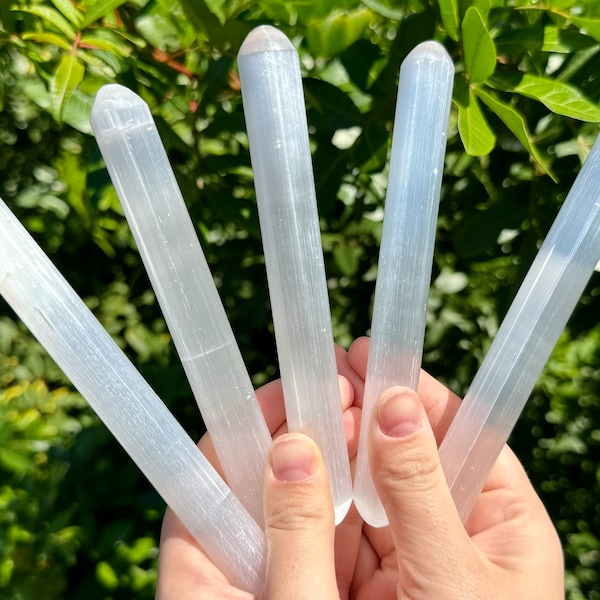 Selenite Wand - Etsy