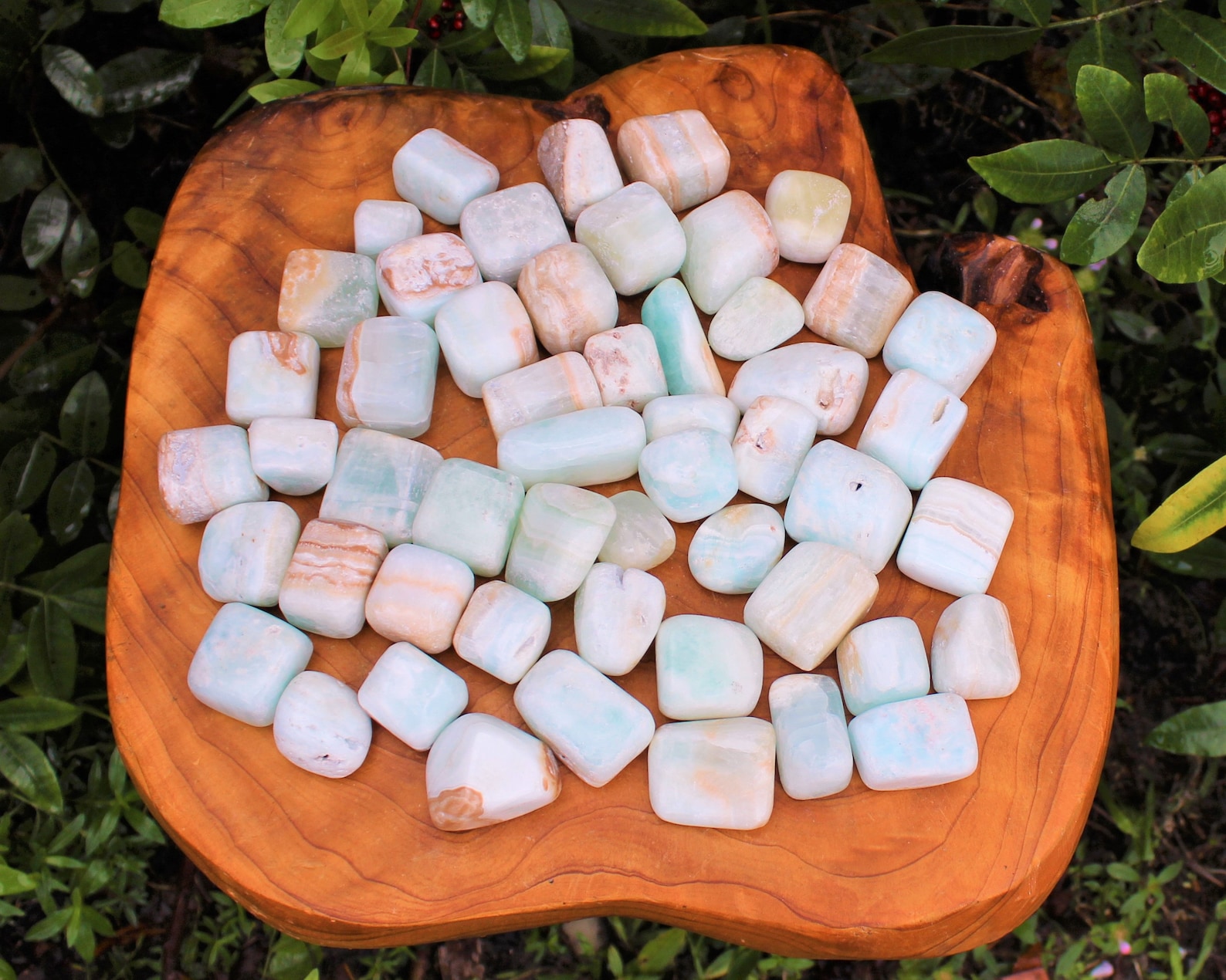 Caribbean Calcite Tumbled Stones: Choose How Many Pieces ('A' Grade) - Etsy