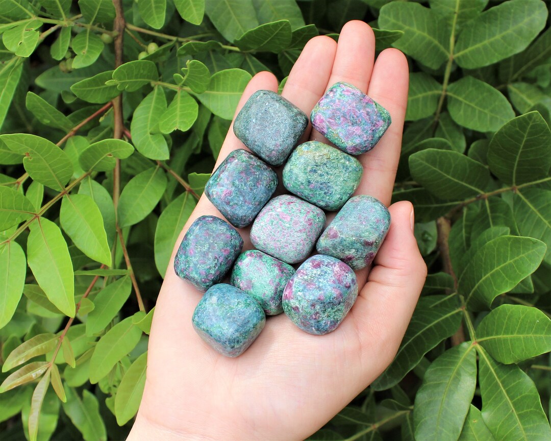 Ruby Fuchsite Tumbled Stones: Choose How Many Pieces ('A' Grade) - Etsy