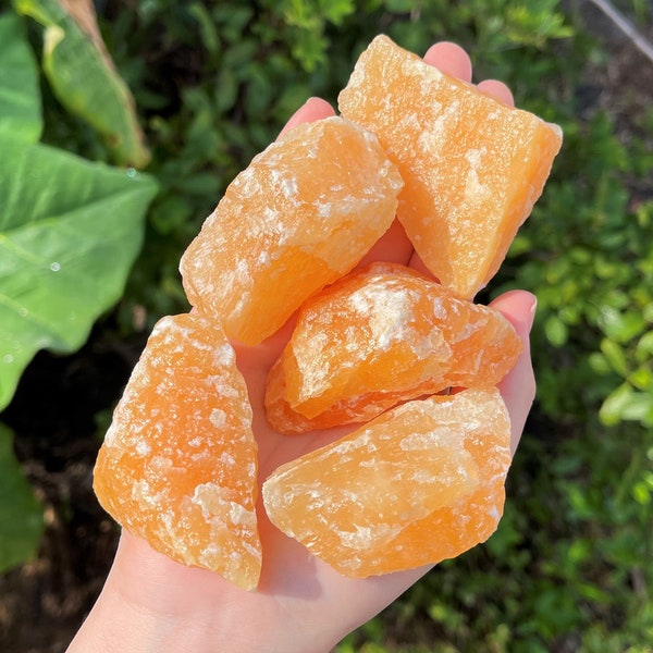 Raw Orange Calcite - Etsy