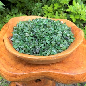 Jade Nephrite Semi Tumbled Gemstone Mini Chips 5 - 25 Mm: Choose Ounces ...