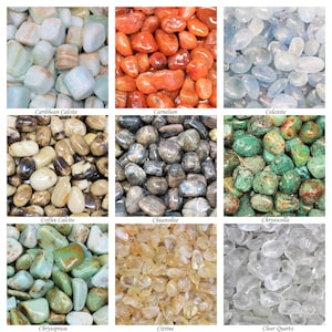 BEST SELLING Tumbled Stones: HUGE Range - Choose Gemstone & Amount 4 Oz ...