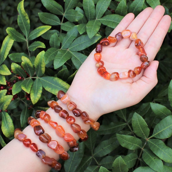 Carnelian Bracelet - Etsy