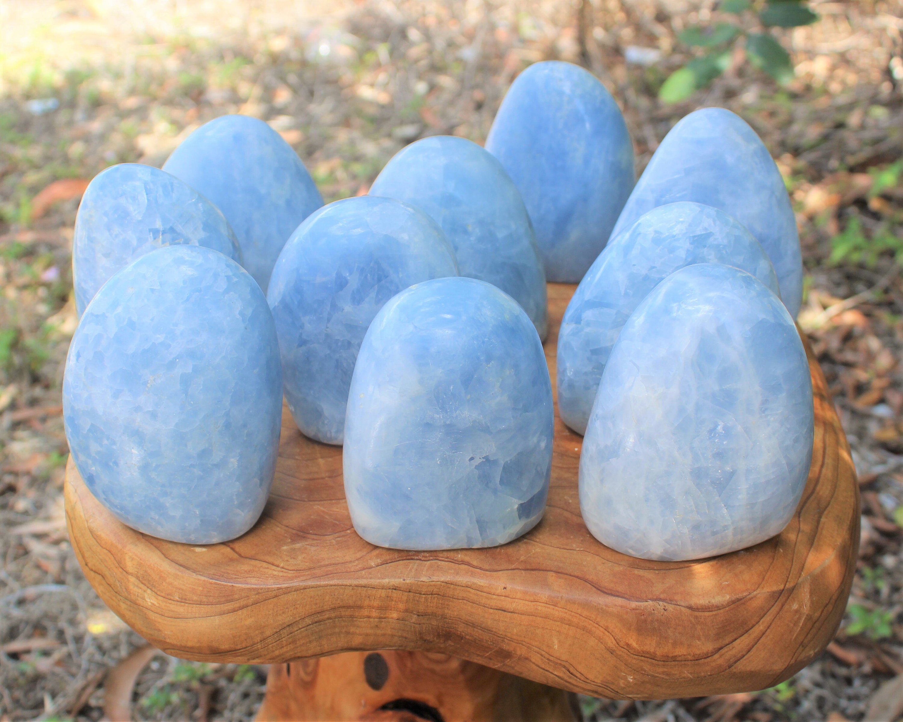 Rocks & Geodes Blue Calcite Freeform Home & Living etna.com.pe