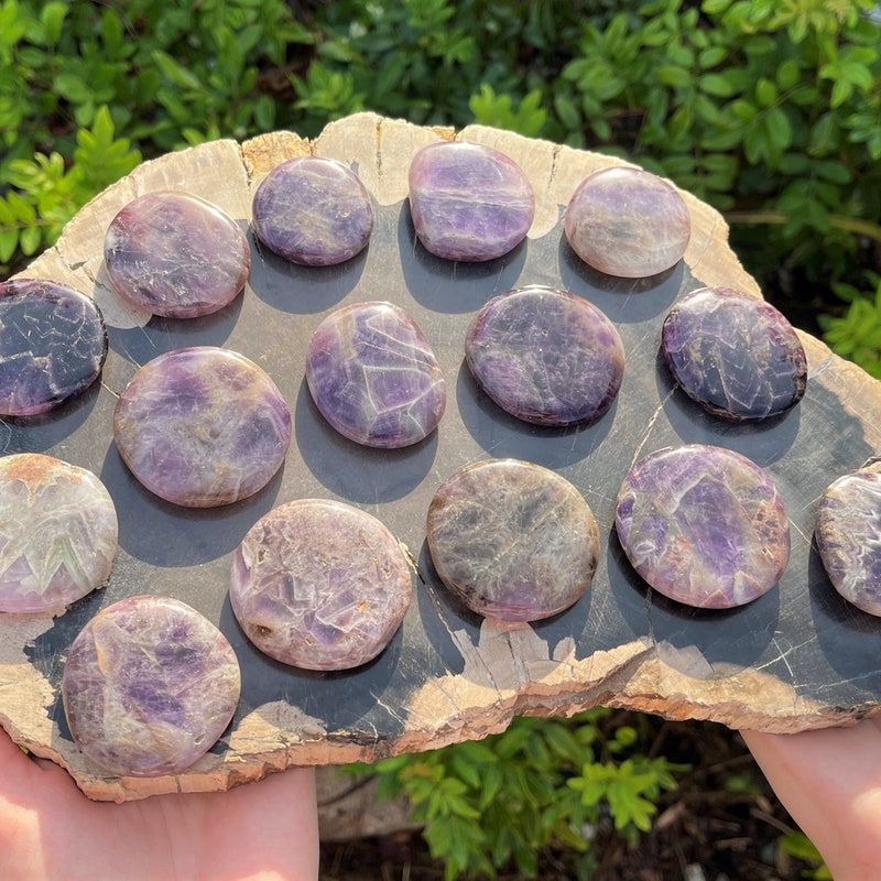 Smooth Amethyst - Etsy