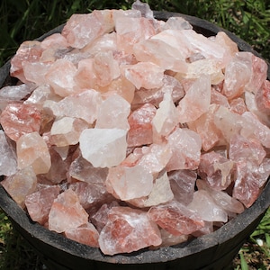 Rough Natural Fire Quartz Stones: Choose Ounces or Lb Bulk Wholesale ...