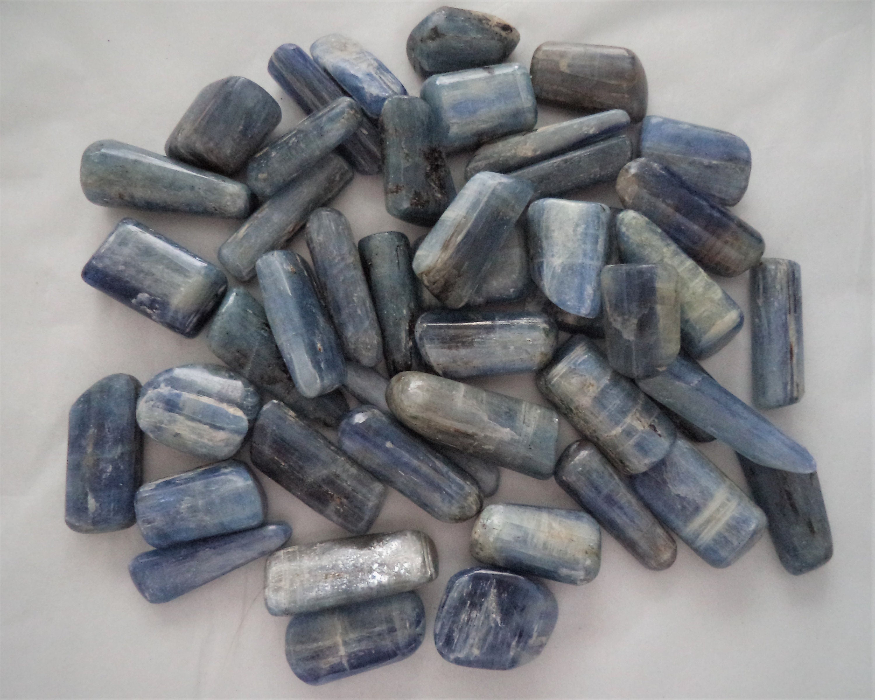 Tumbled Blue Kyanite, RARE 'AAA' Quality Blue Kyanite Crystals: Choose ...